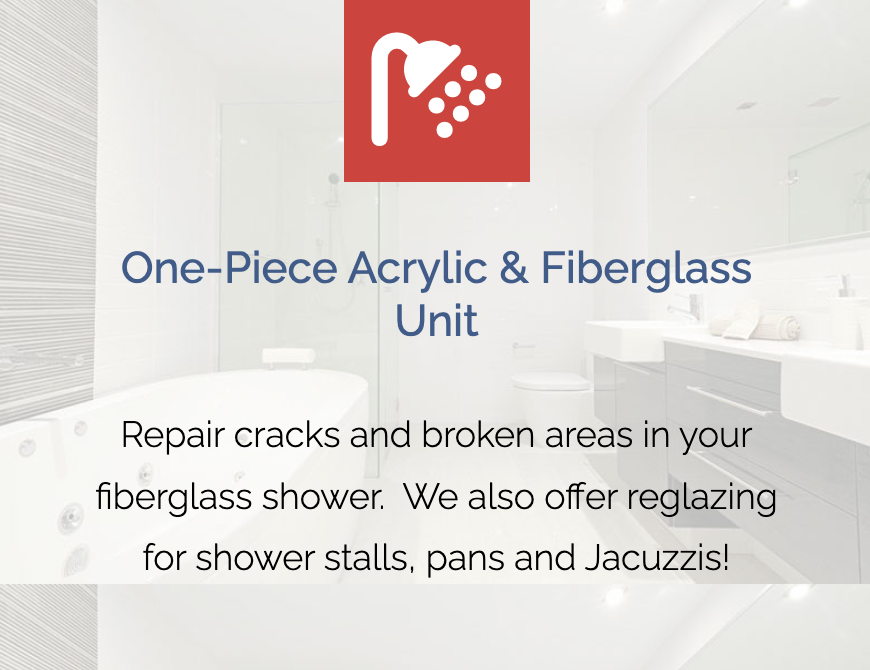One-Piece Acrylic & Fiberglass Unit Reglazing & Resurfacing - Perma Ceram